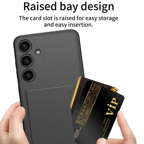 For Samsung Galaxy S24+ 5G GKK Ultra-thin Leather Card Slots Phone Case ...